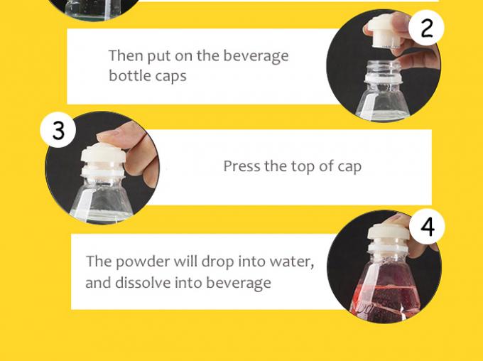 Innovocation Drink Press And Shake Plastic Bottle Cap For Vitamin ...