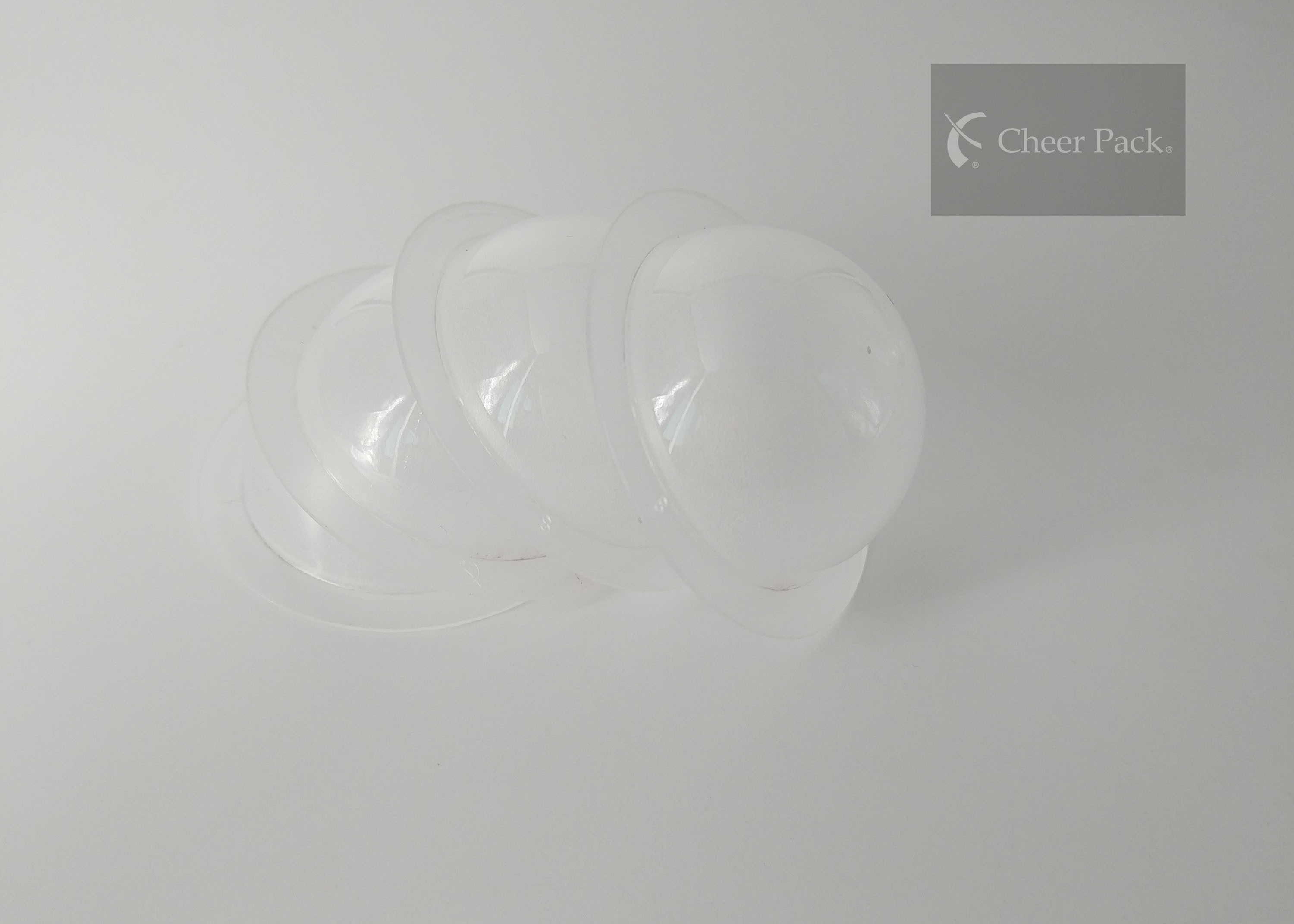 Transparent Color Scrub Mini Capsule Pack PP Material Round Bottom