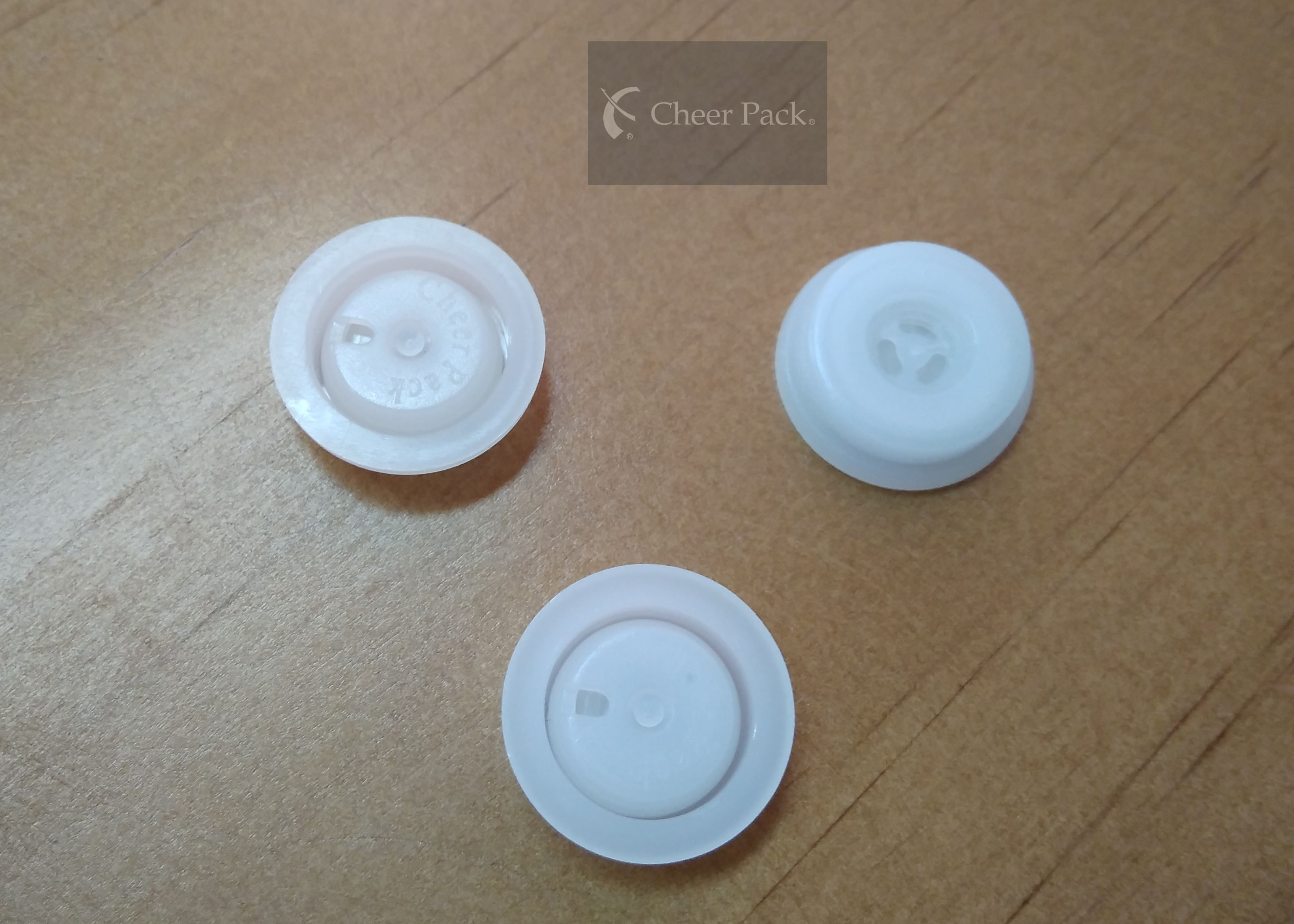 Food Grade Small Plastic One Way Valve , 1 Way Air Valve For Coffee Bag