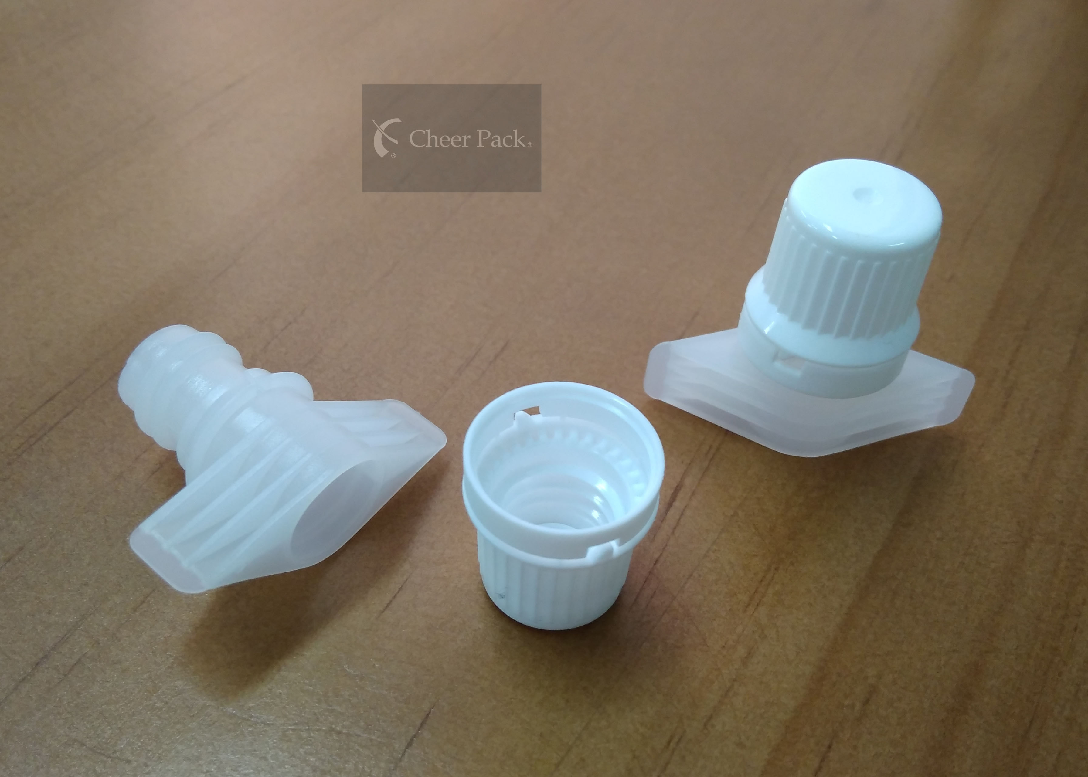 Plastic Baby Food Pouch Caps Suction Nozzle Cap PE Material 9.6 Mm ...