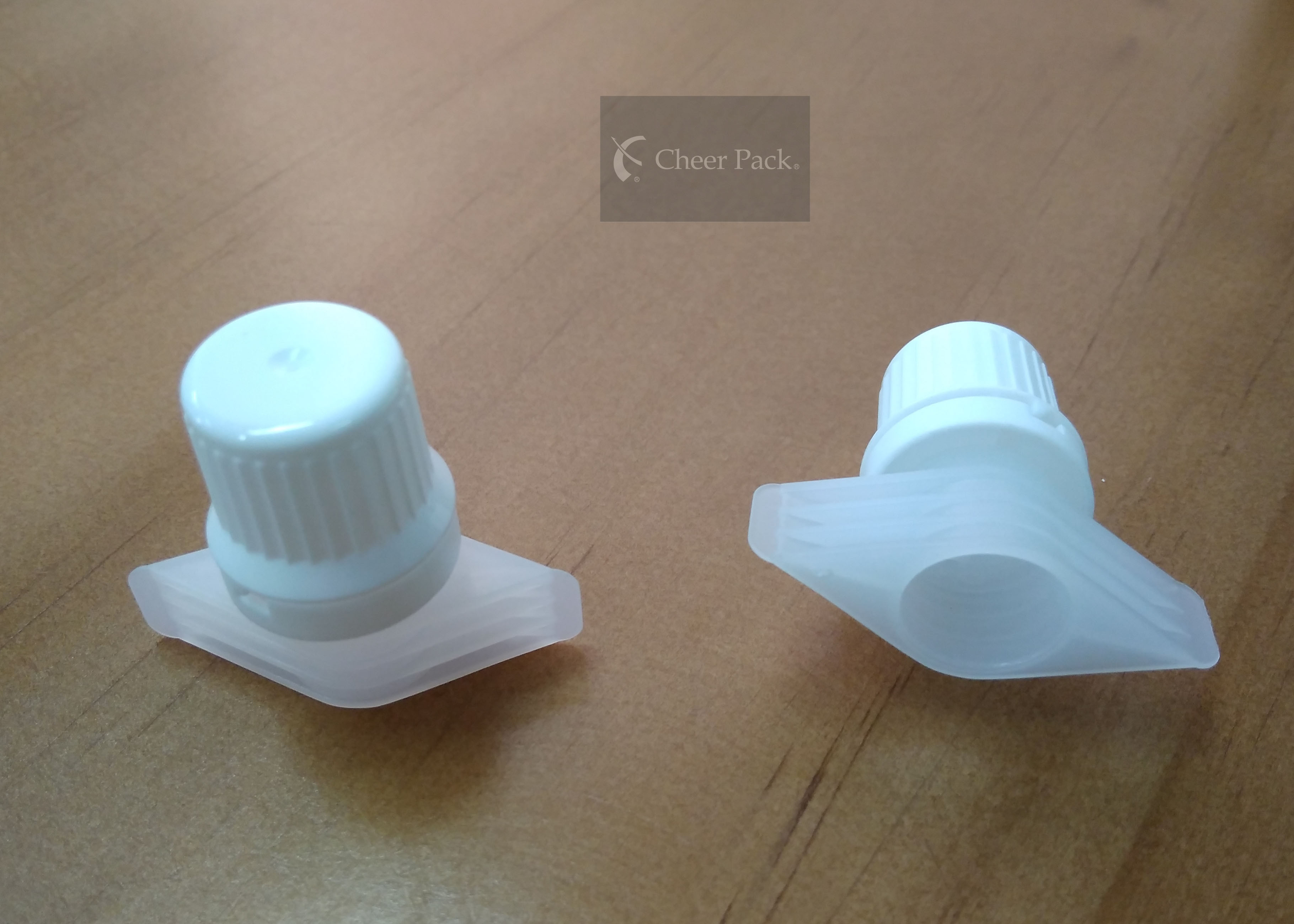 Plastic Baby Food Pouch Caps Suction Nozzle Cap PE Material 9.6 Mm ...