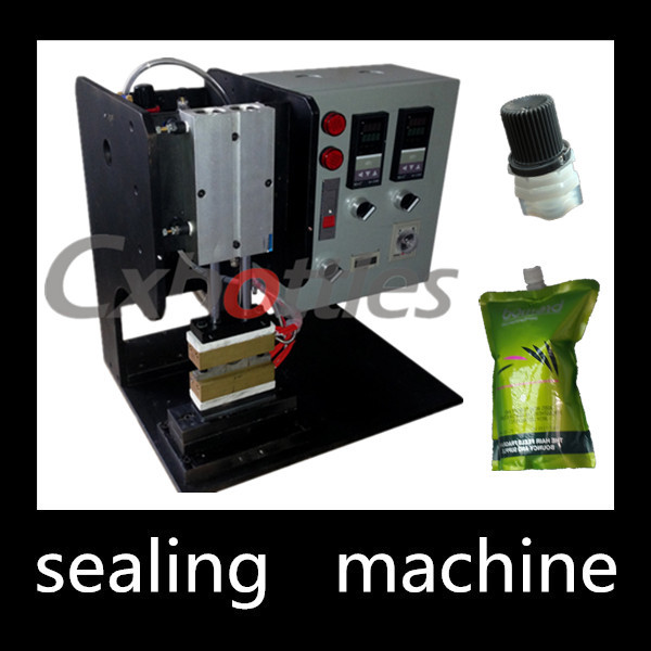 Durable Stand Up Pouch Sealing Machine / Plastic Spout Sealing Machine ...