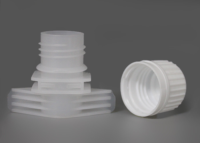 Colorful Plastic Spout Screw Cap For Stand Up Pouches Automatic Filled