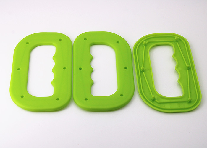 Blue / Green / Yellow Snap Type Hard Plastic Bag Handles With 6 Lock Holes