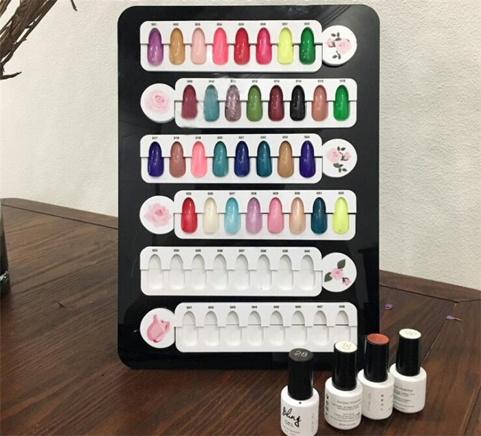 Mosaic Manicure Nails Color Card Display Board Accessory For Acrylic ...