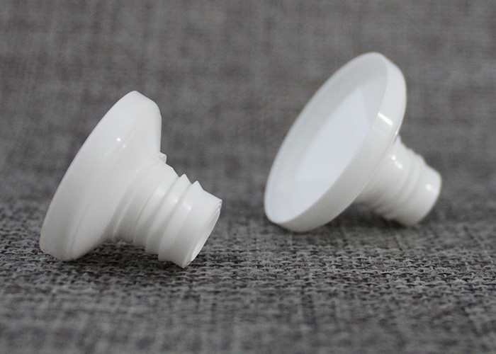 White Plastic Tube Head In PE Food Grade For Food Laminated Tube ...
