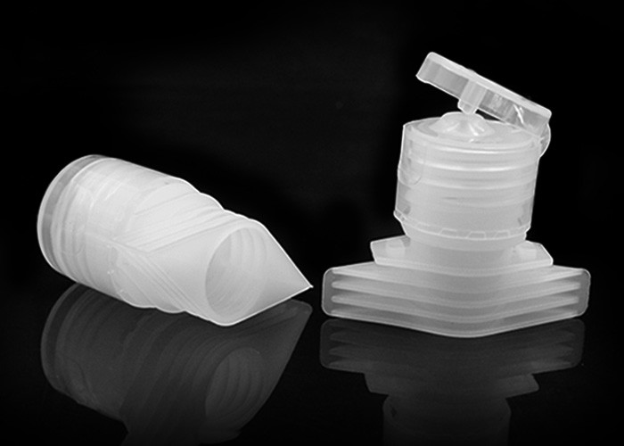HDPE Plastic Spout Nozzle In 20/410 Flip Top Bottle Cap For Sanitizer ...
