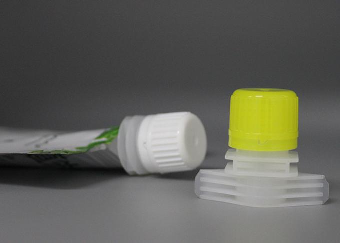 Colorful Plastic Spout Screw Cap For Stand Up Pouches Automatic Filled