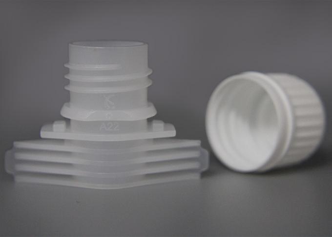 Injection Molding PE Plastic Spout Caps In Size 16mm For Liquor Bag