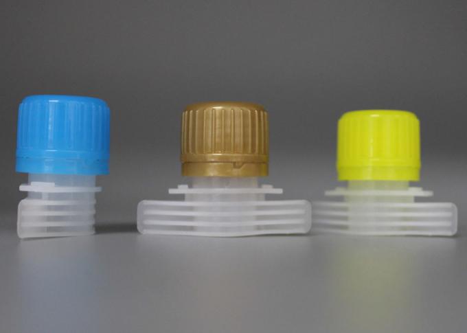 39mm Height PLastic Pour Spouts With Easy Tear Ring For Liquid Pouch