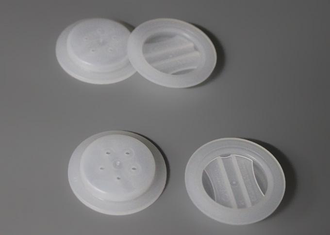 White PE One Way Ventilation Valve / Small Plastic 1 Way Air Valve