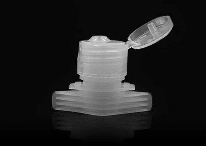 Plastic Spout Closure With 20-410 Flip Top Lids For Shampoo Compound Bags